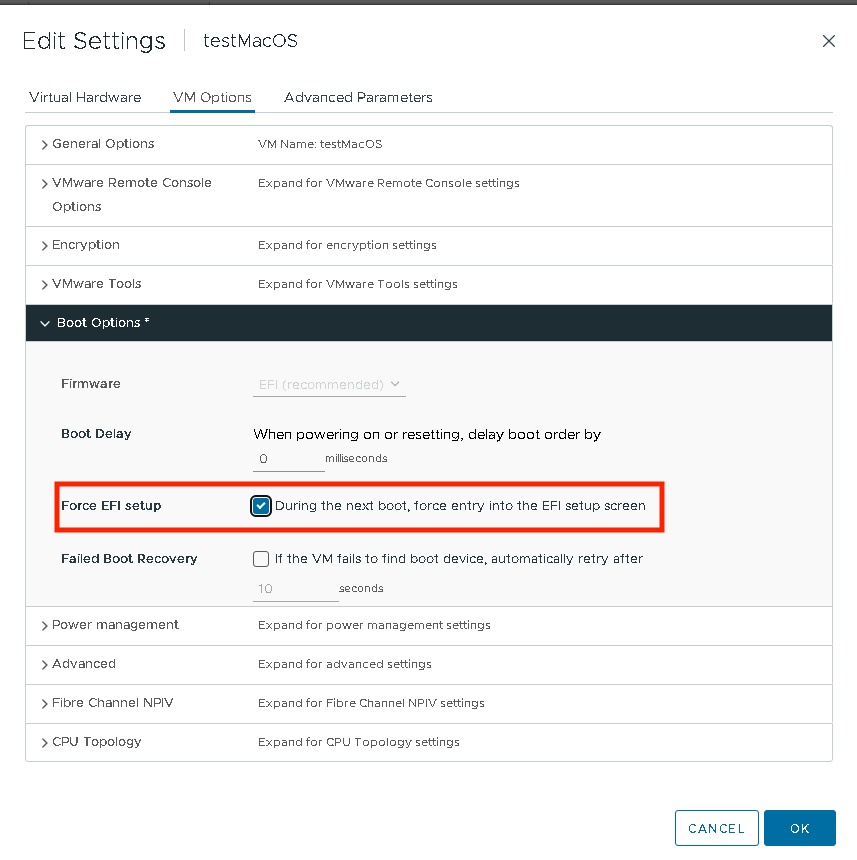 Enter Recovery Mode and/or Disable SIP on a MacOS VM – MacStadium
